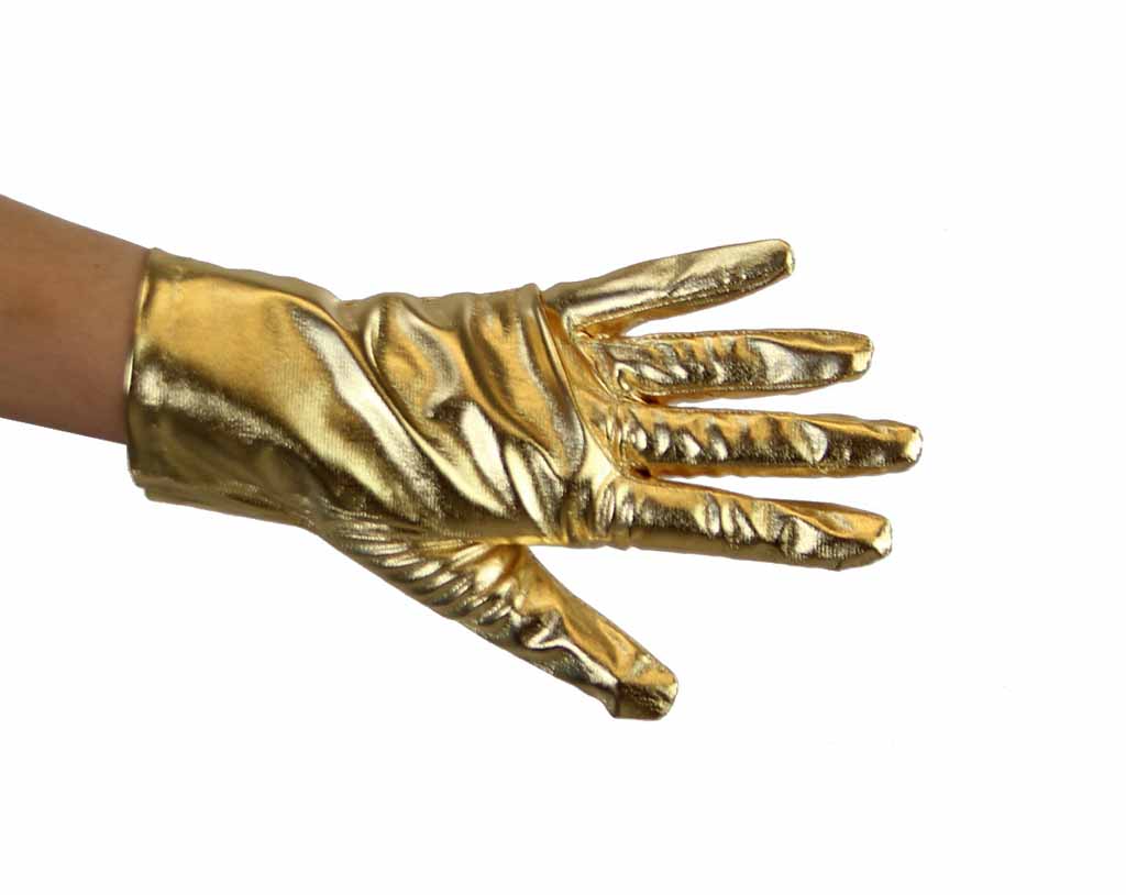 Greatlookz Metallic Wrist Length Gloves