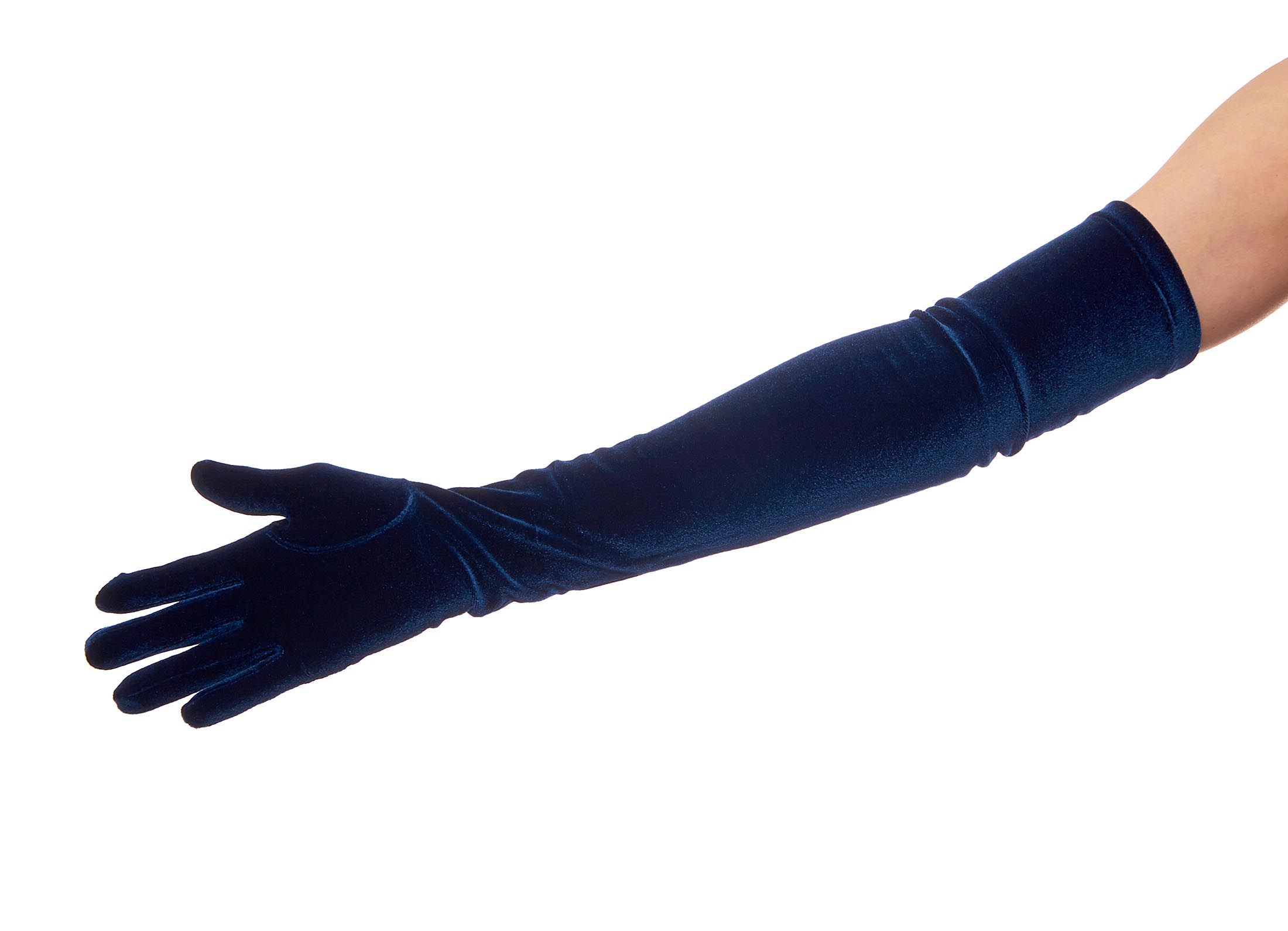 Venetian Velvet Opera Length Gloves for Ladies