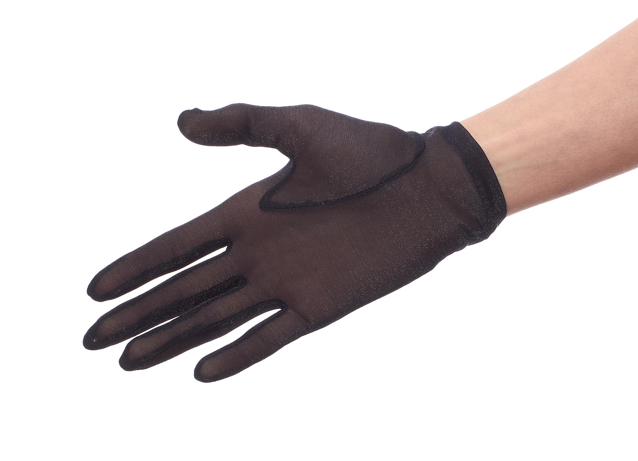 Leading Lady Sheer Wrist Length Gloves with Rhinestone