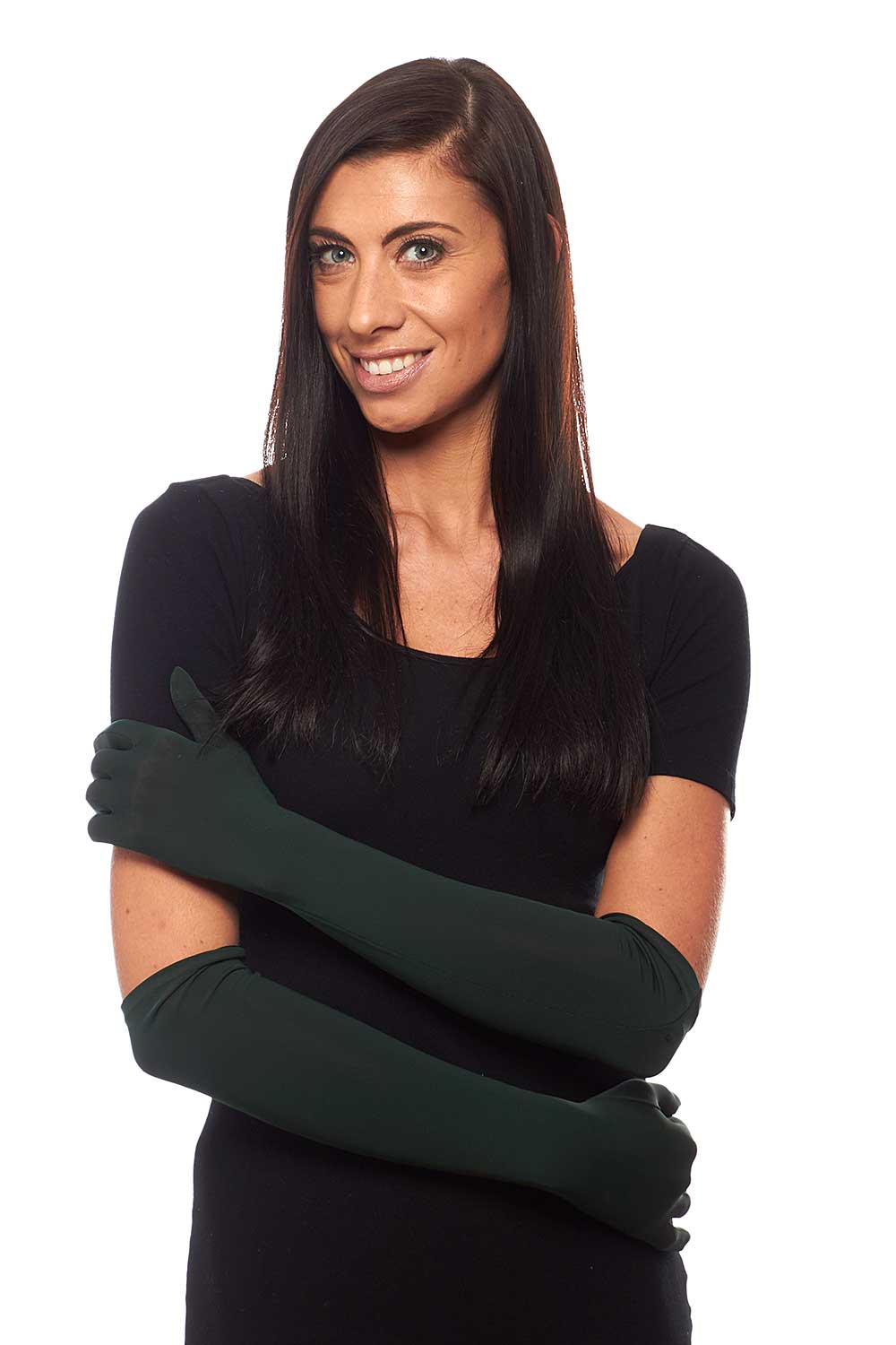 Astoria Extra Matte Spandex Elbow Length Gloves