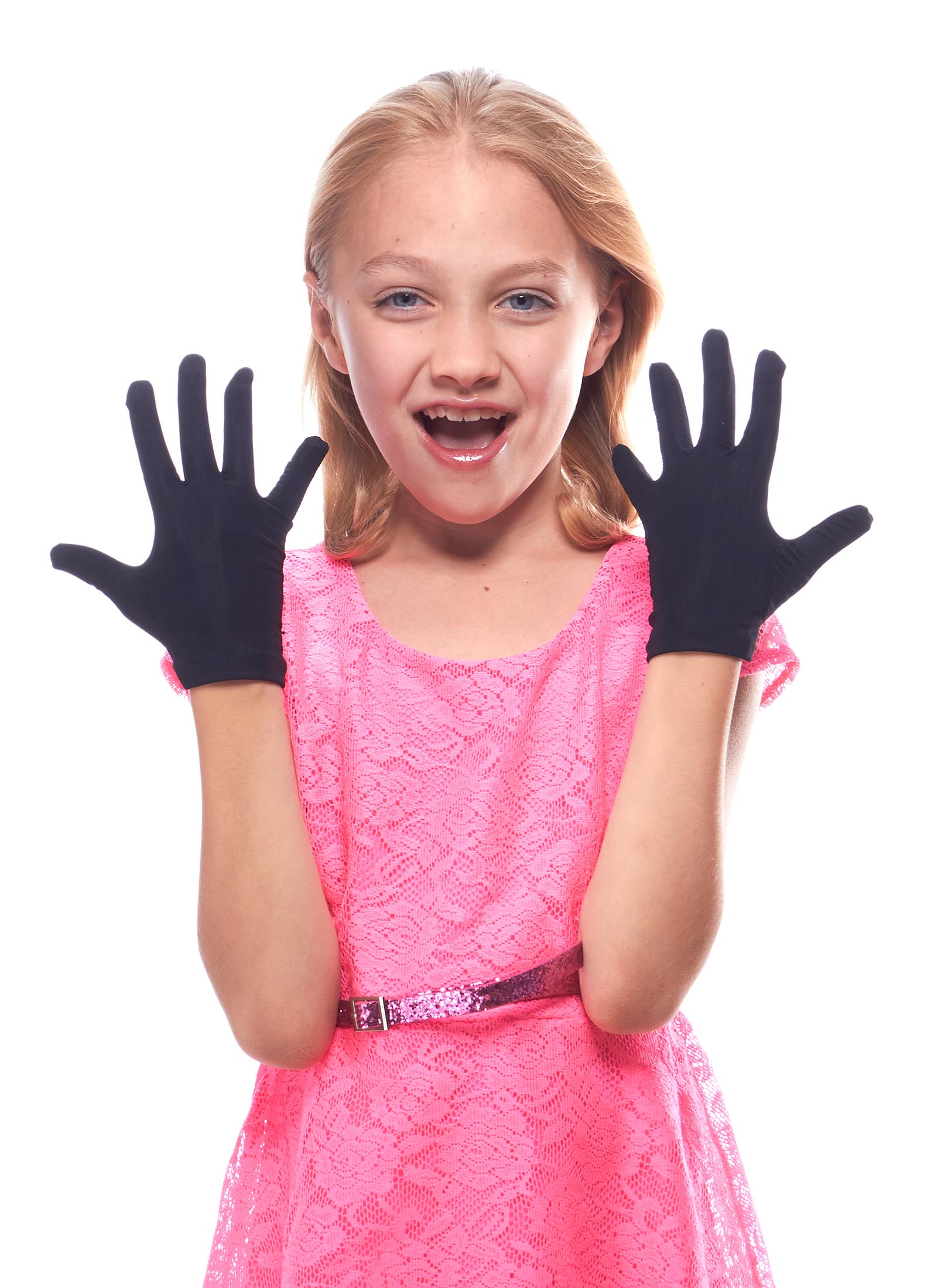 Call Backs Wrist Gloves for Girls with Elasticized Cuff