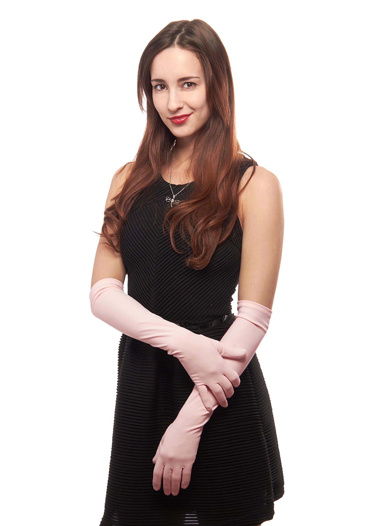 Luxurious Lady Cotton Elbow Length Gloves