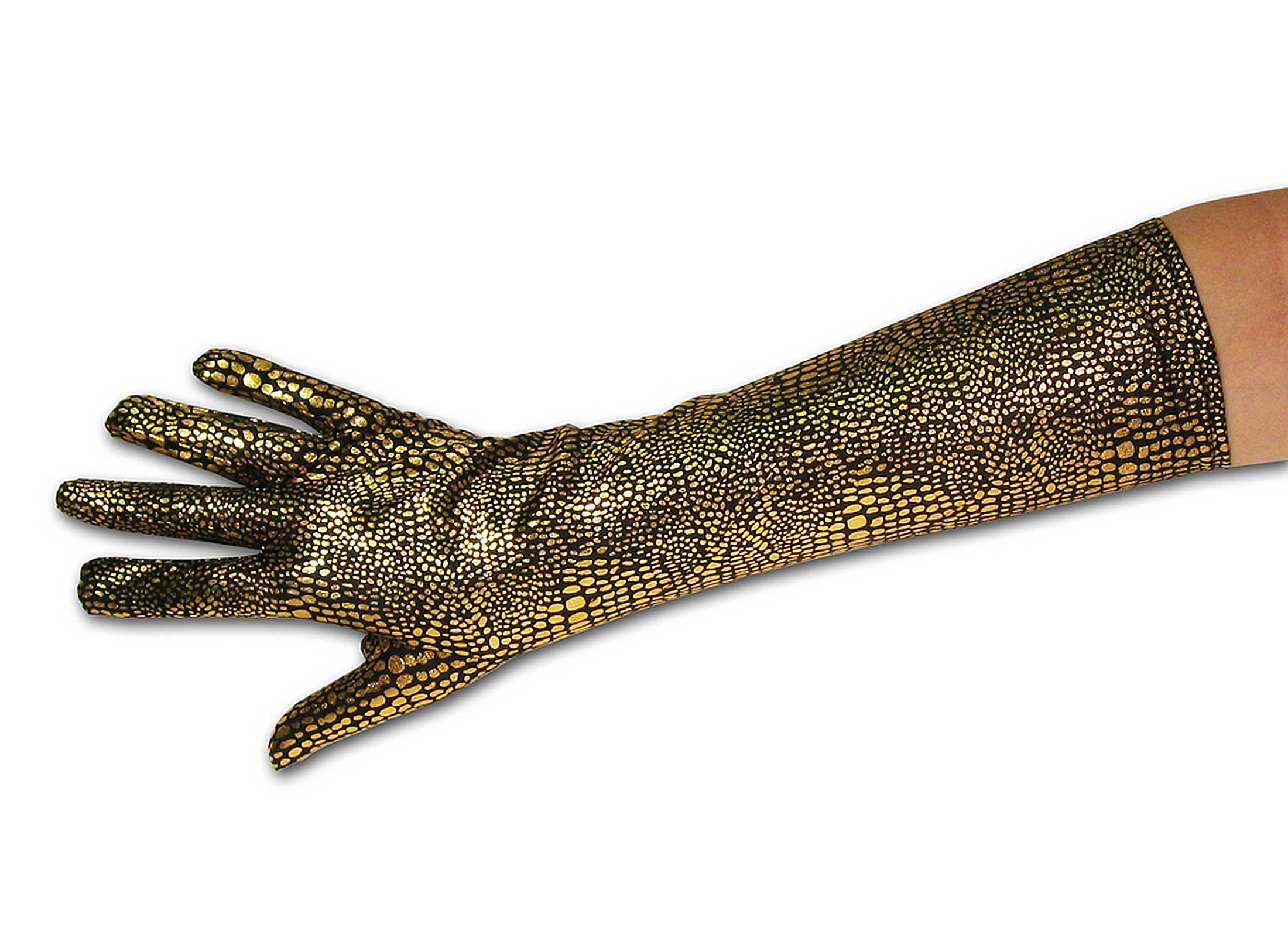Velveteen Snake Gloves