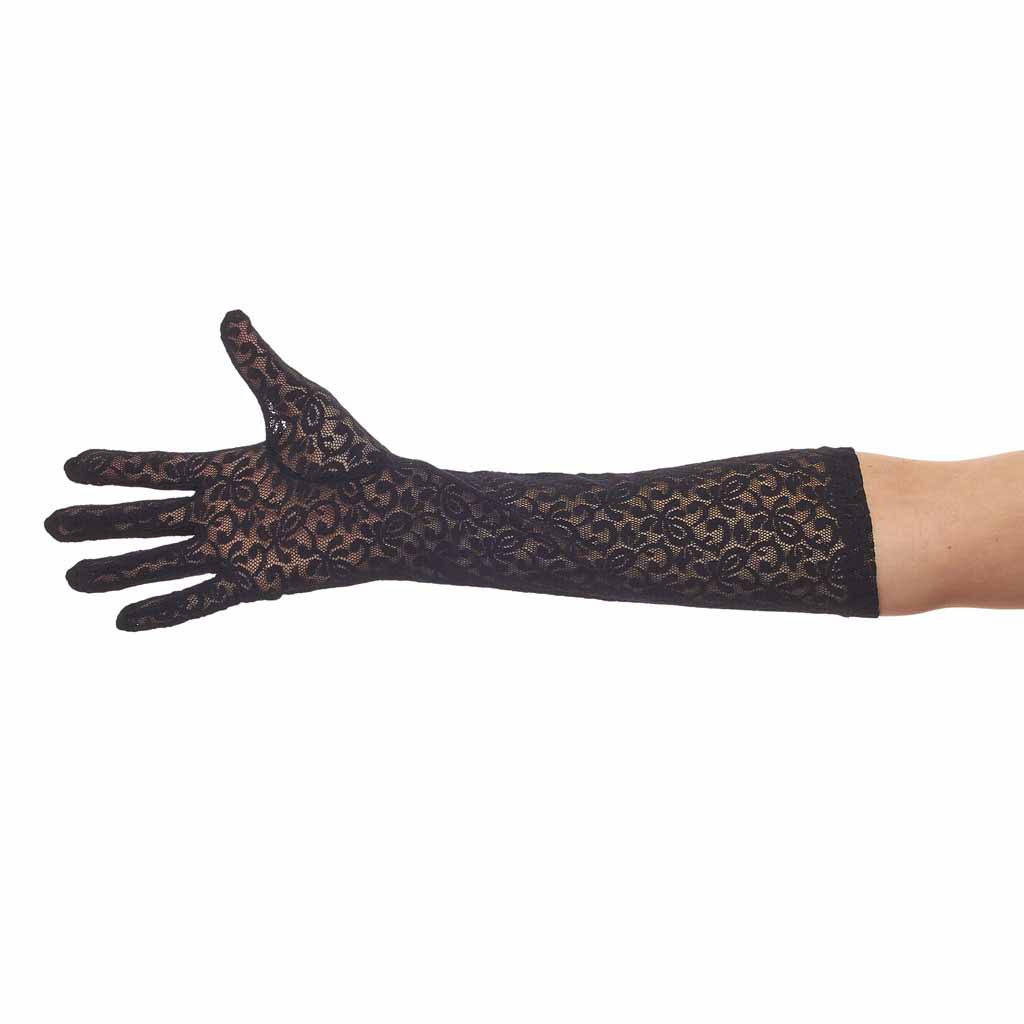 Prom Delight Elbow Length Stretch Lace Gloves