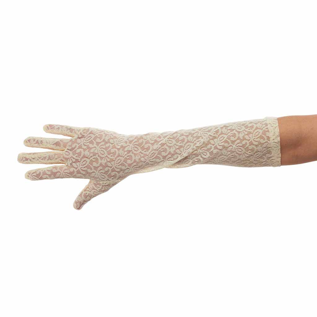 Prom Delight Elbow Length Stretch Lace Gloves