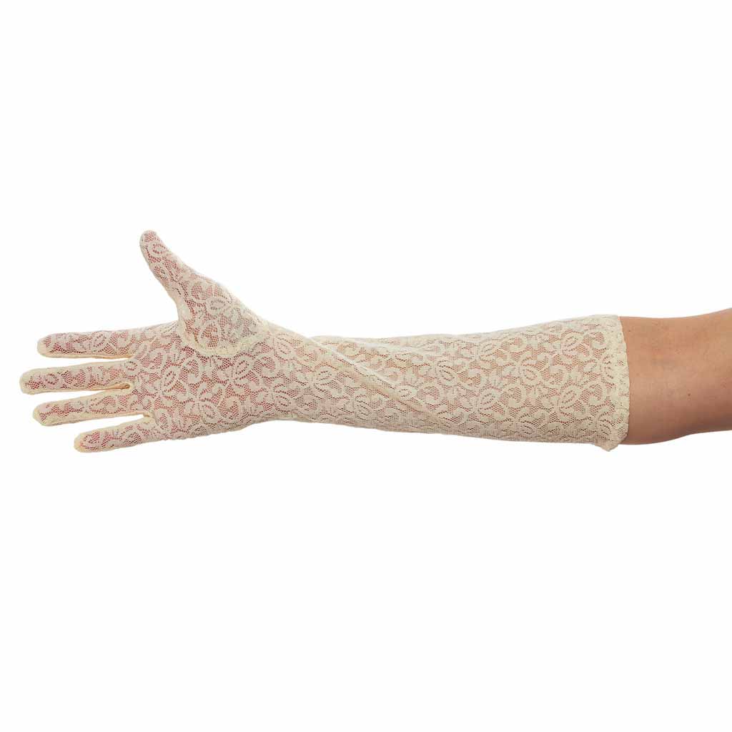 Prom Delight Elbow Length Stretch Lace Gloves