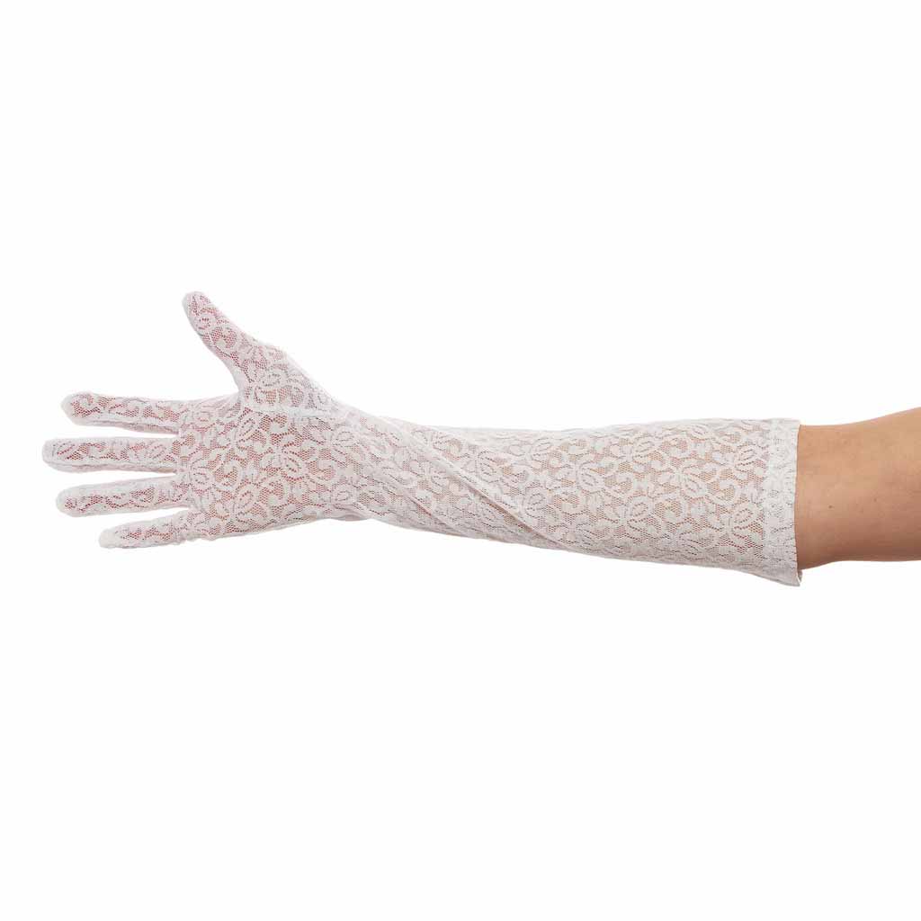 Prom Delight Elbow Length Stretch Lace Gloves
