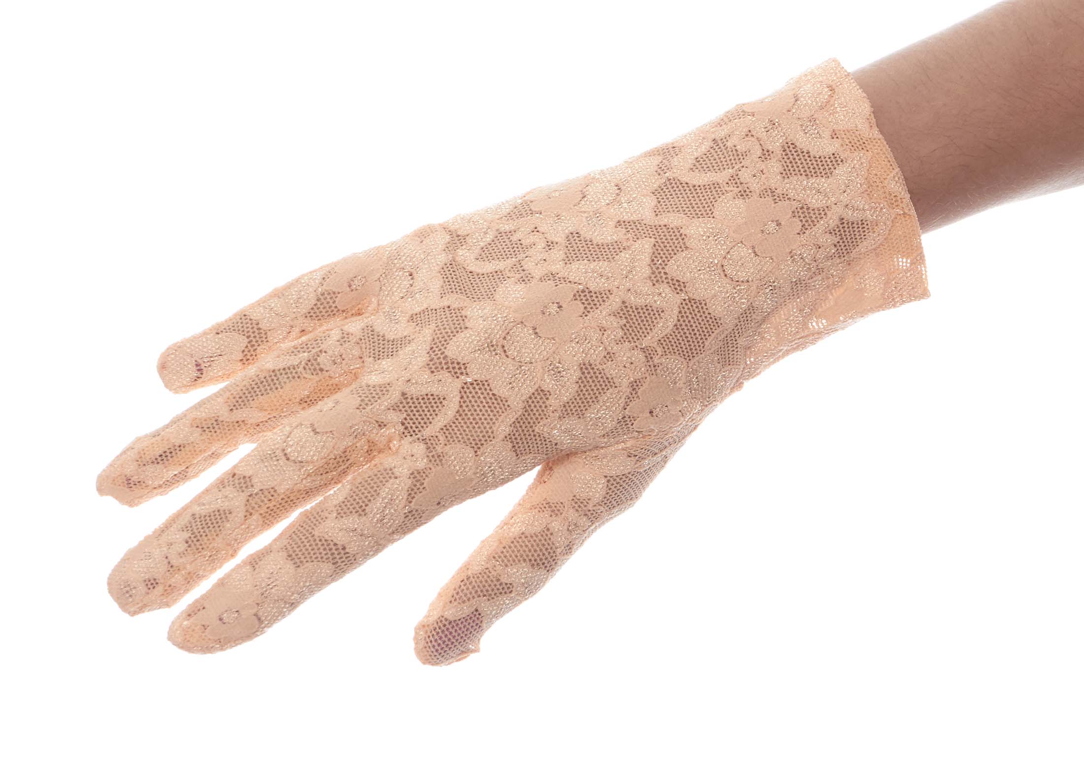 Lucky Lace Charm Wrist Length Glove