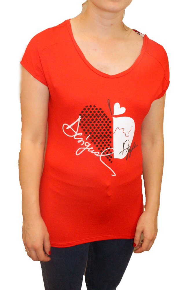 Desigual Half Heart and Apple Eisha T-Shirt S-XXL UK 10-18 L / UK 14 ...