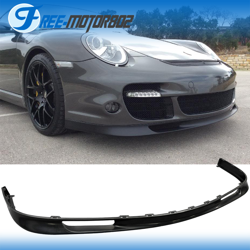 Fit 06-12 Porsche 997 Turbo S OE Style Front Bumper Lip Spoiler PU | eBay