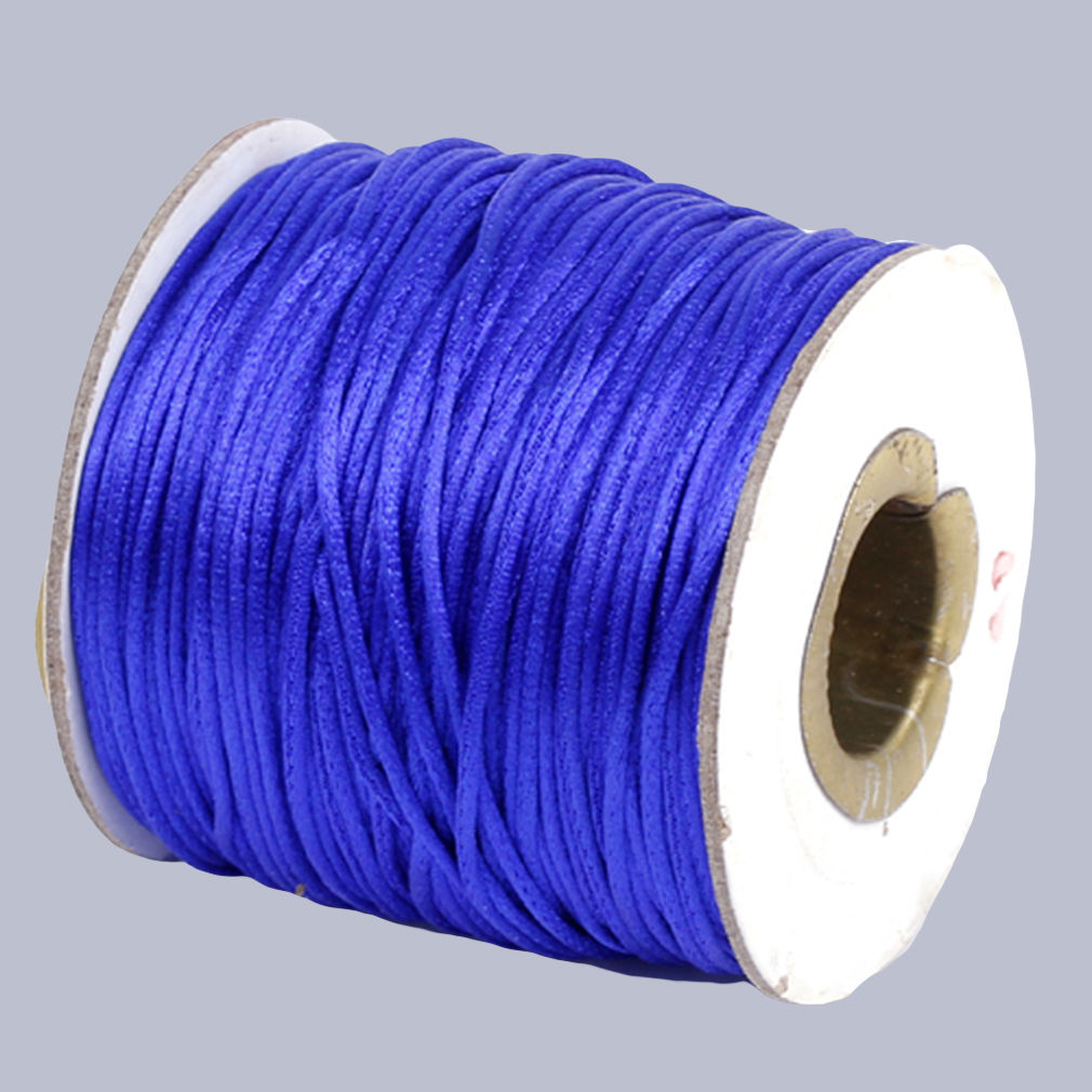 Rattail Braided Thread Macrame Satin Nylon Cord 0.8mm*135M 1.5mm*70M 1 ...
