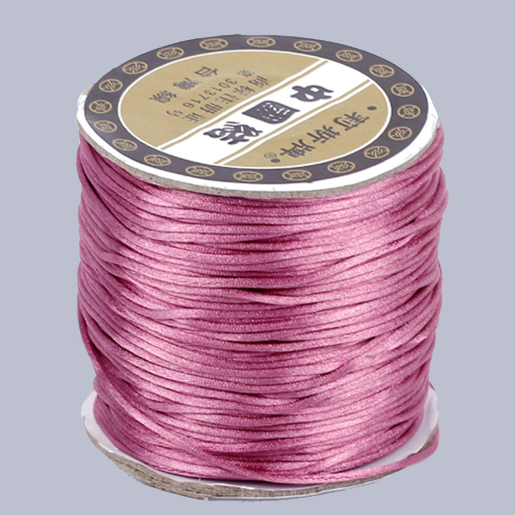 Rattail Braided Thread Macrame Satin Nylon Cord 0.8mm*135M 1.5mm*70M 1 ...