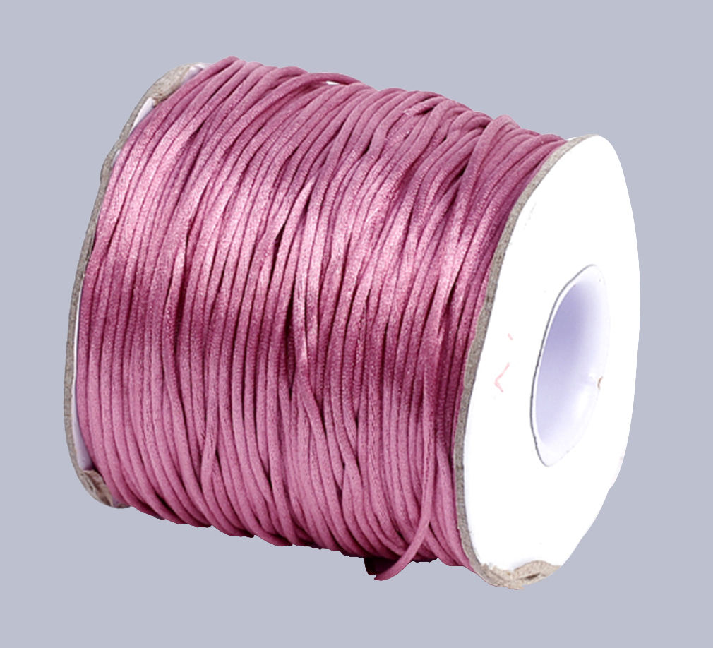 Rattail Braided Thread Macrame Satin Nylon Cord 0.8mm*135M 1.5mm*70M 1 ...