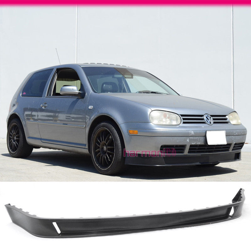 Fit For 99-04 Volkswagen Golf MK4 P2 Style Front Bumper Lip Spoiler PU ...