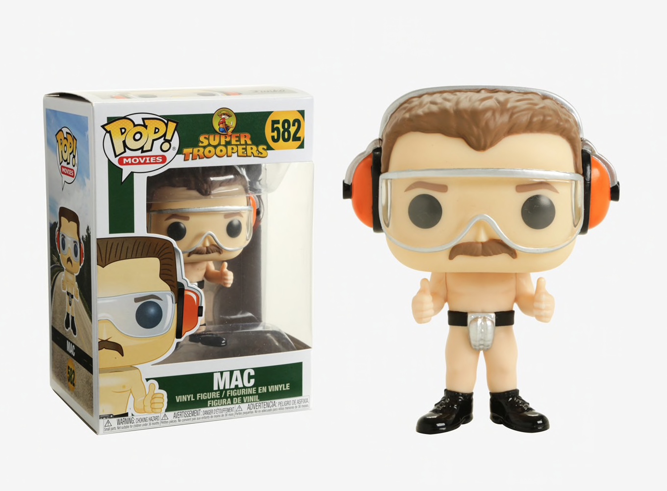 Funko Pop Movies: Super Troopers - Mac Vinyl Figure Item #30307 | eBay