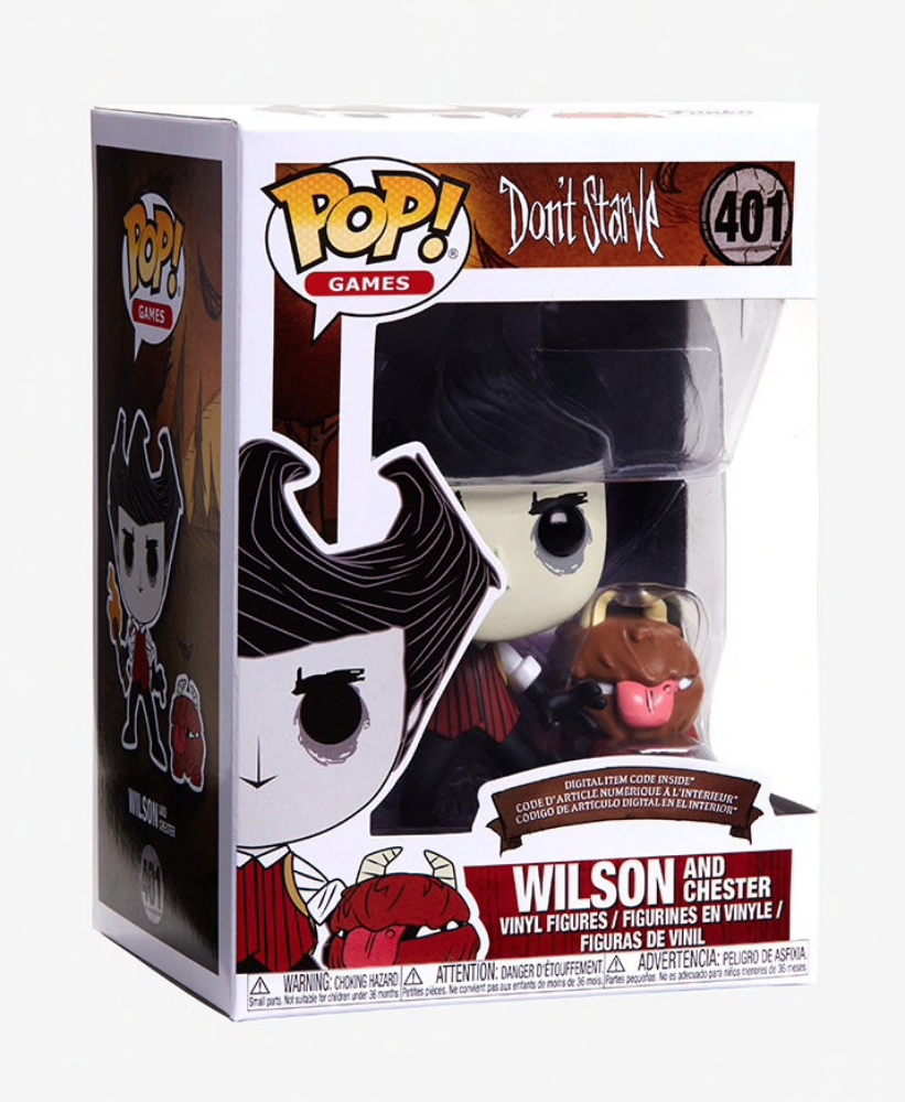 Funko Pop Games: Don't Starve - Wilson and Chester Vinyl Figures Item ...
