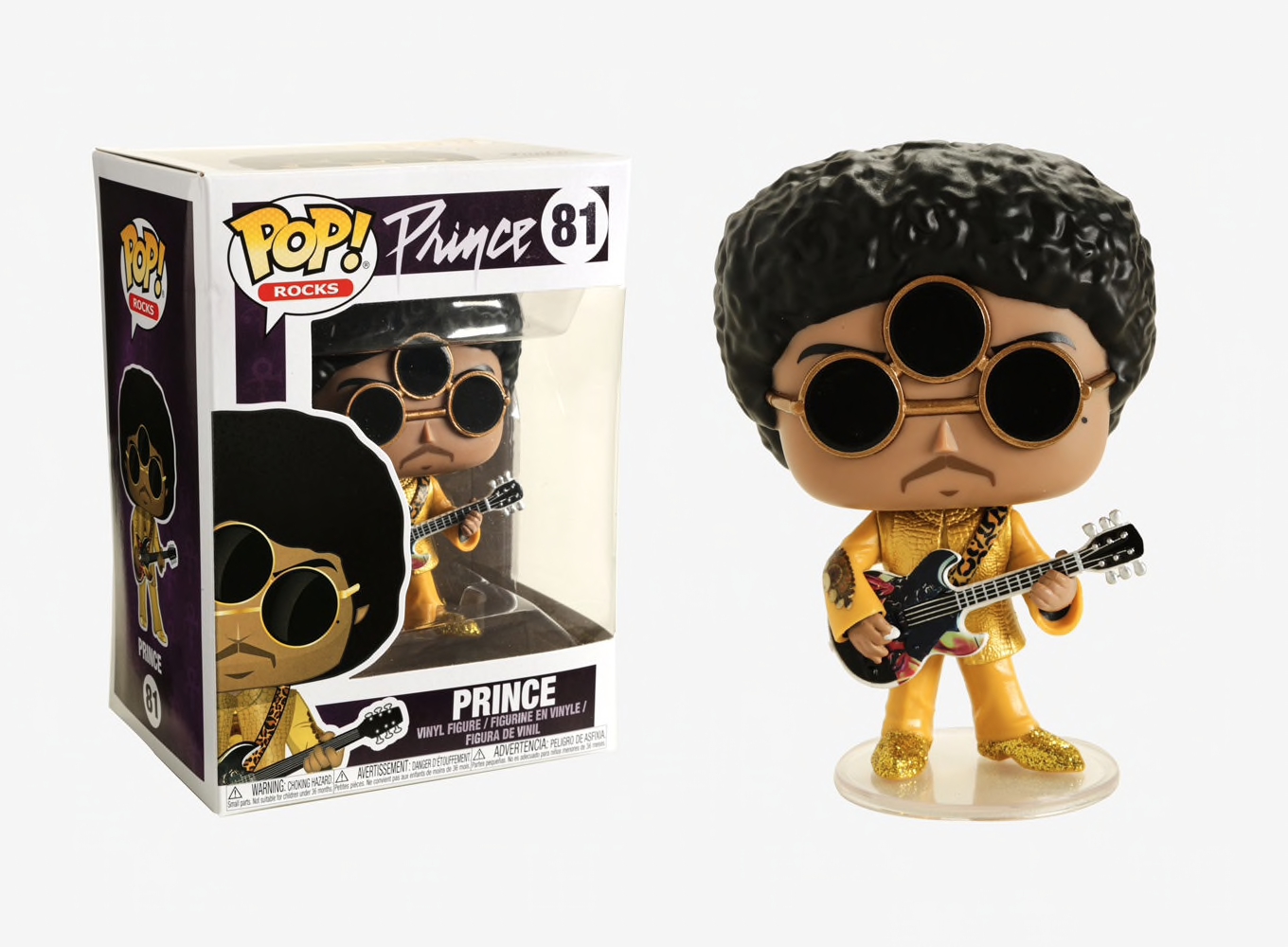 Funko Pop Rocks: Prince - Prince (3rdEyeGirl) Vinyl Figure Item #32250 ...