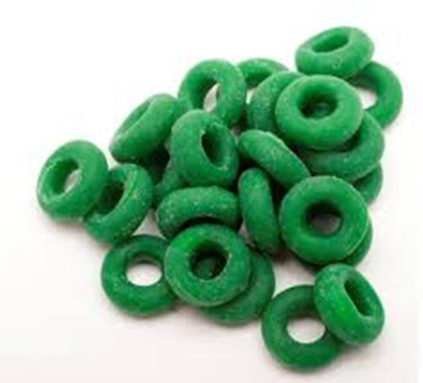 Castrating Bands Elastrator Rings 100ct Green Donuts Calves Goats Sheep ...