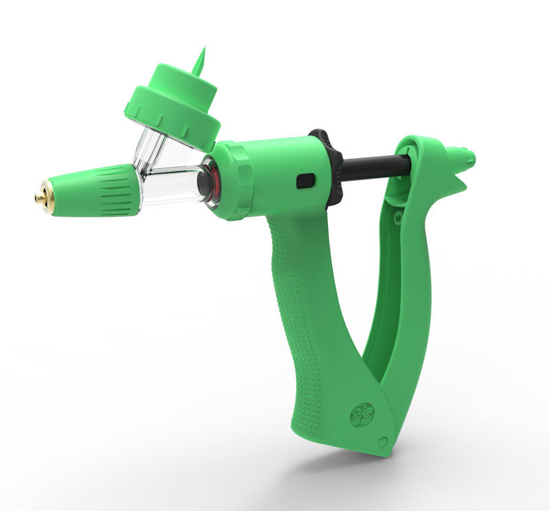 2ml 2cc Bottle Mount Syringe Livestock Drench Gun Drencher Cattle Sheep ...