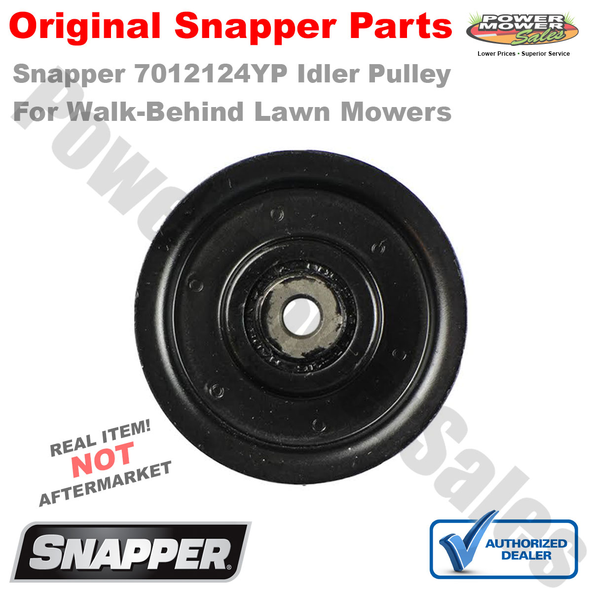 Snapper Idler Pulley for Steel Deck Series / 7012124YP | eBay
