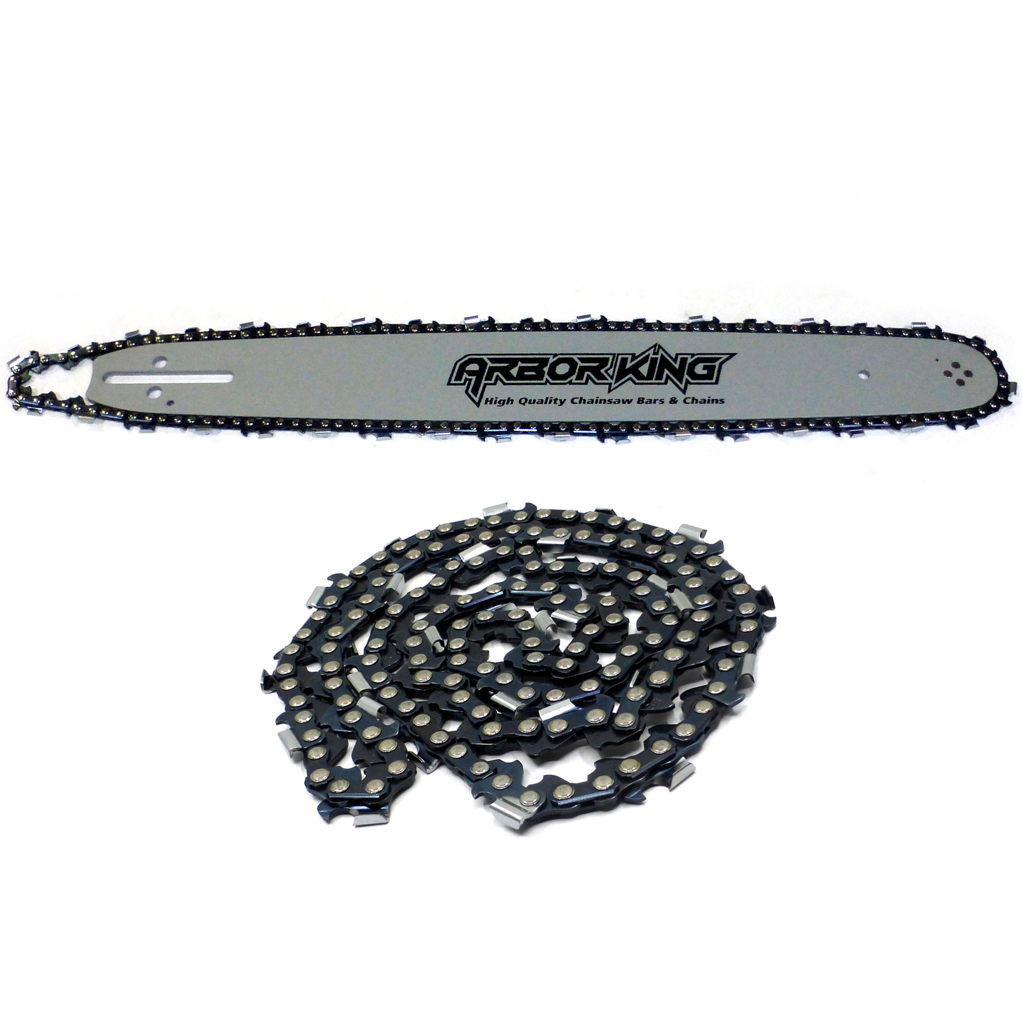 18” Chainsaw Guide Bar & 2 Chains .325 .058 72 DL Husqvarna 188SLGK095 ...