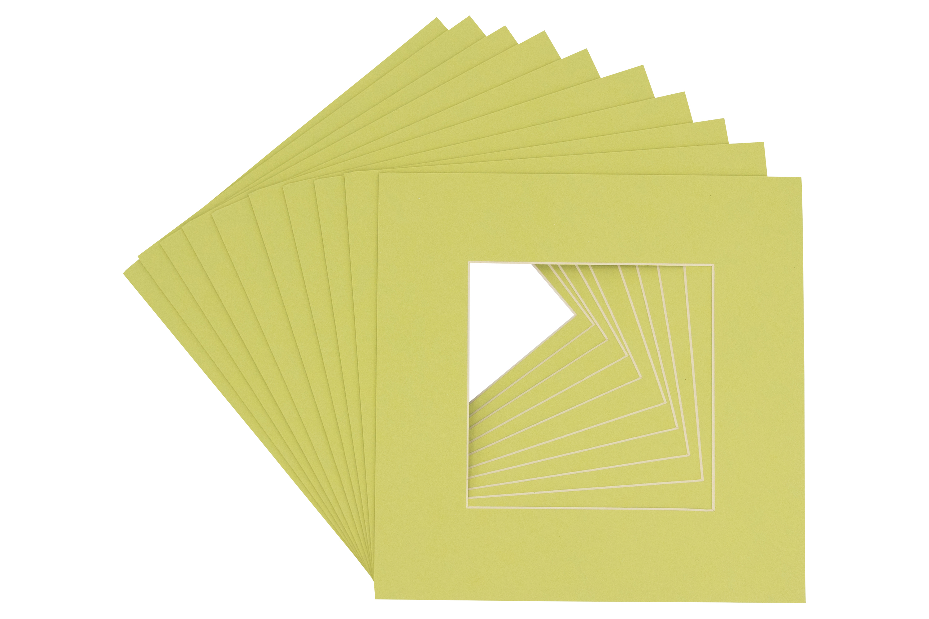 ACID FREE PHOTO Mats Bevel Cut To Display 8x8 Photos In 16x16 Picture