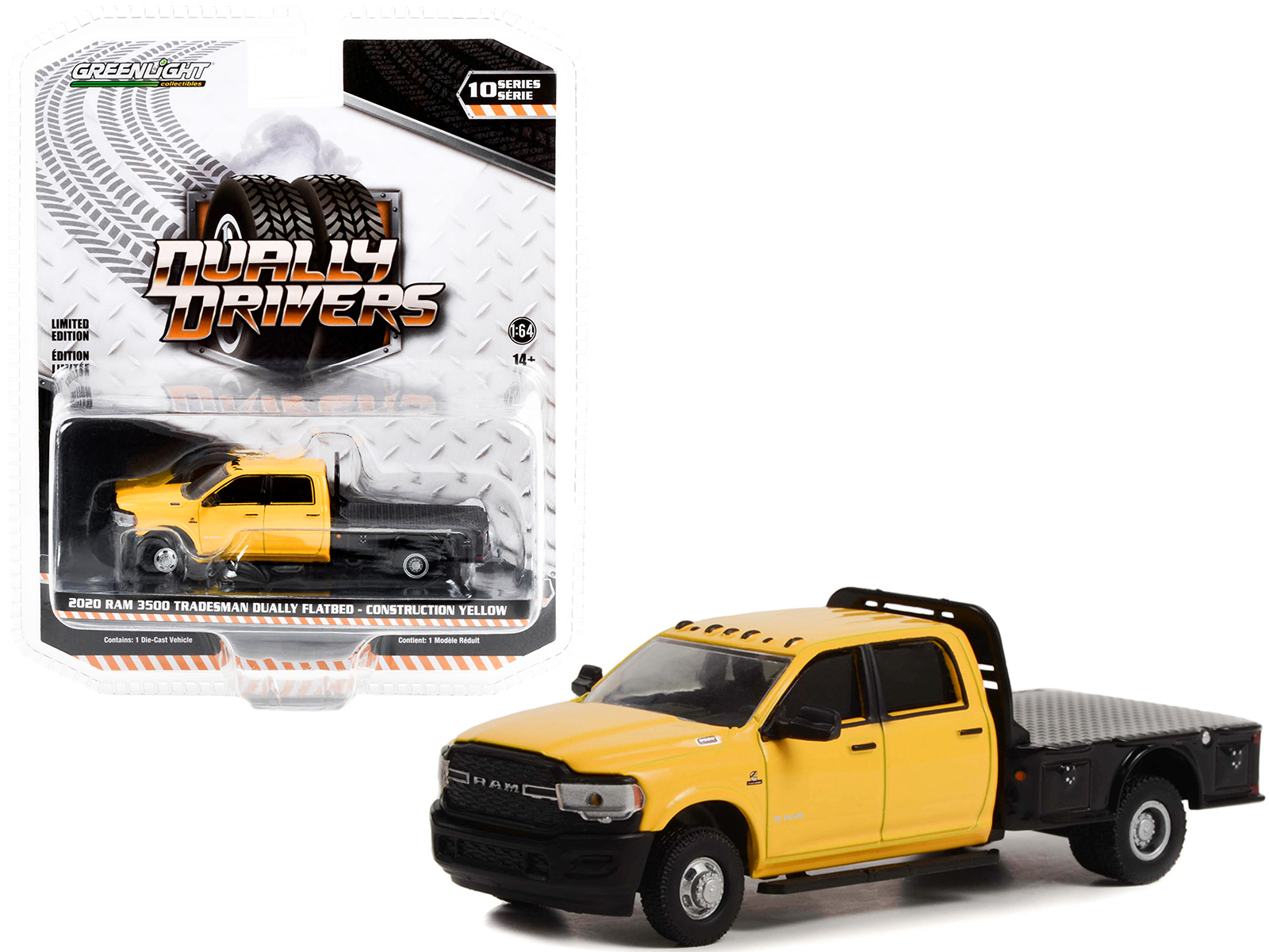 GreenLight 2020 Ram 3500 Tradesman Dually Flatbed Truck Construction ...