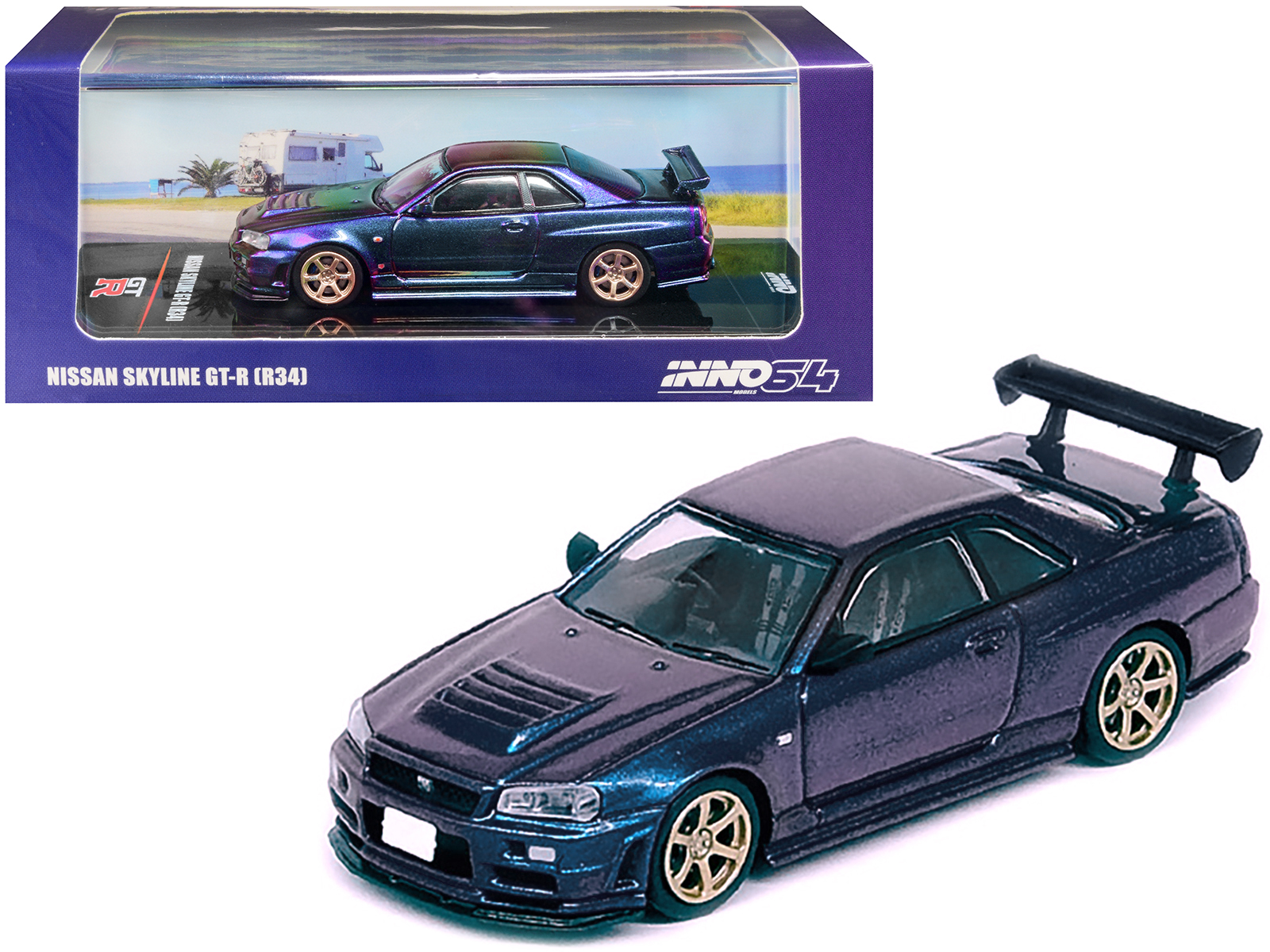Nissan Skyline GT-R (R34) RHD (Right Hand Drive) Midnight Purple II ...