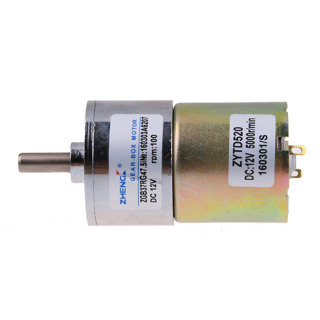 100 RPM Gear-box Electric Motor 12V DC Reversible High Torque 4KG.cm | eBay