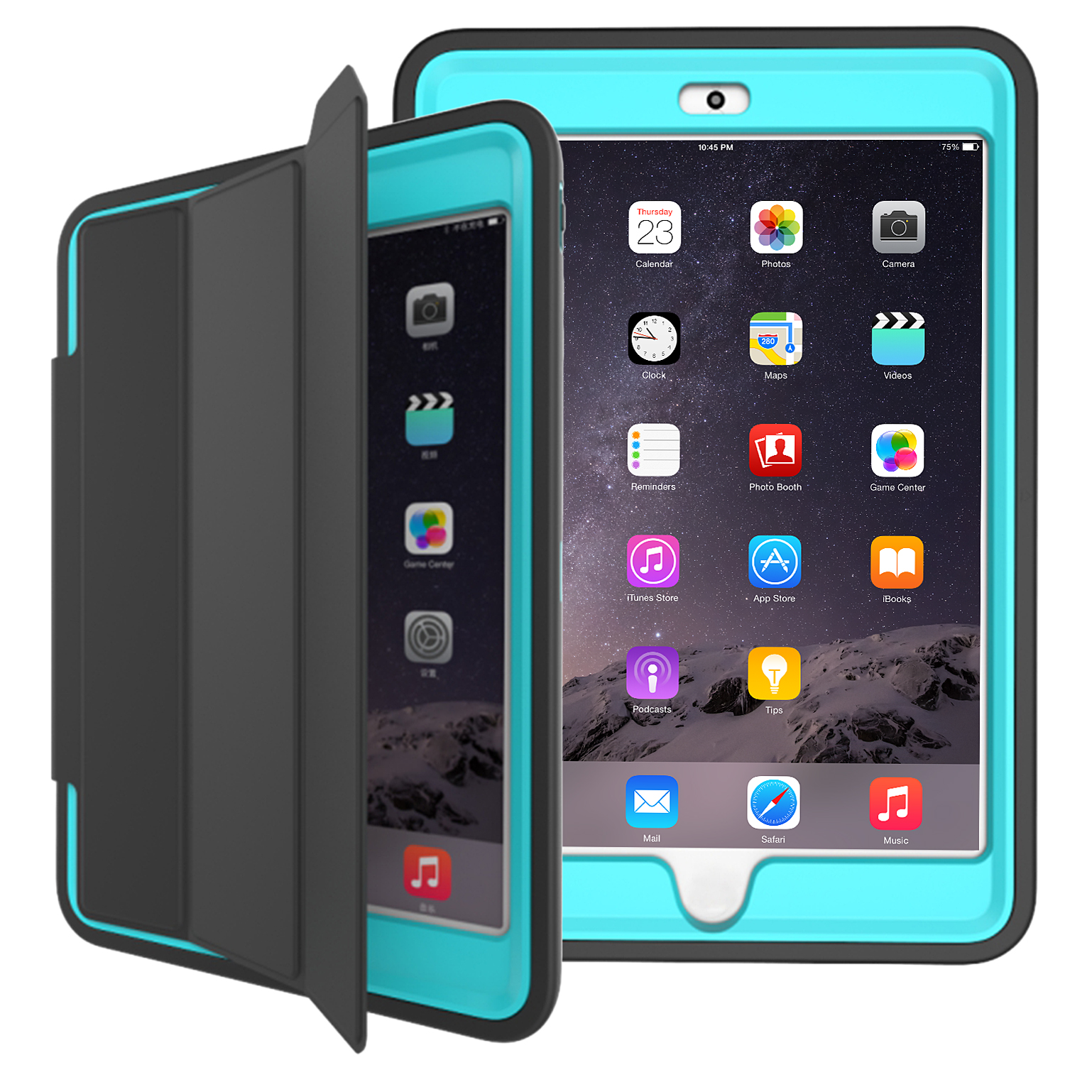 Smart Heavy Duty Shock Proof Hard Back Case for iPad 4 3 2 | iPad Mini ...