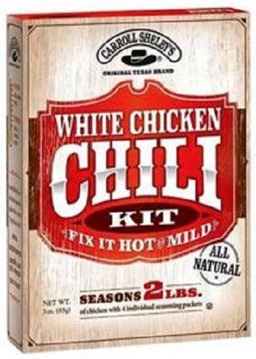Carroll Shelby's White Chicken Chili Kit