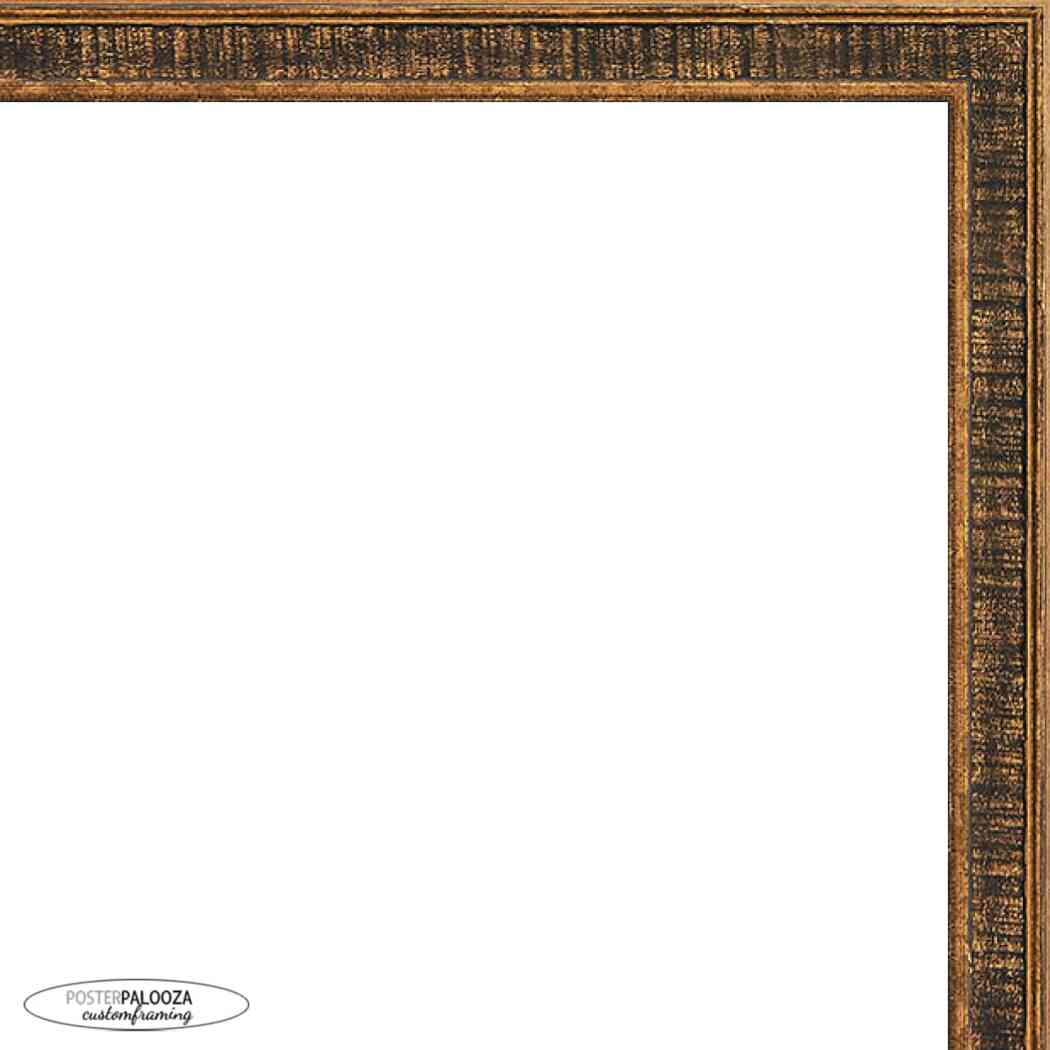 Textured Gold Frame - UV Acrylic, Backing Board, Hanging Hardware ...