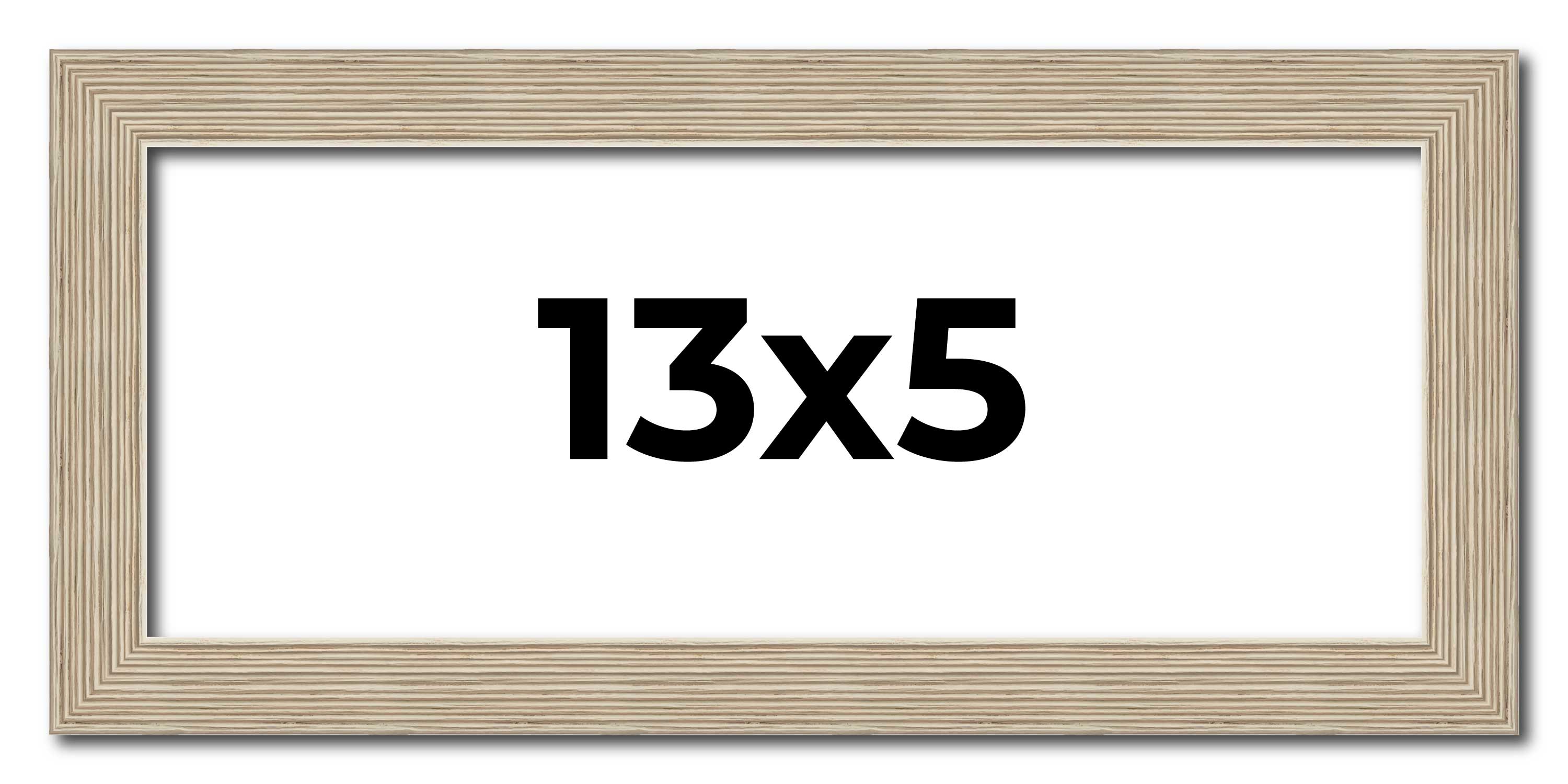 13x5 IN Frame Grey Solid Wood Picture Frame Width 1 Inches | Interior ...