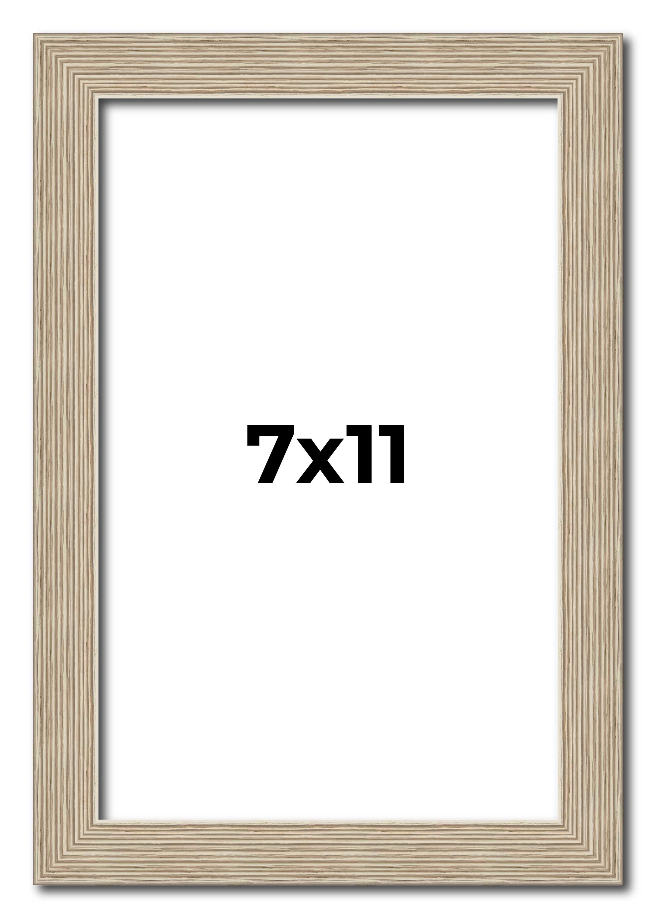 7x11 Frame Grey Solid Wood Picture Frame Width 1 Inches | Interior ...