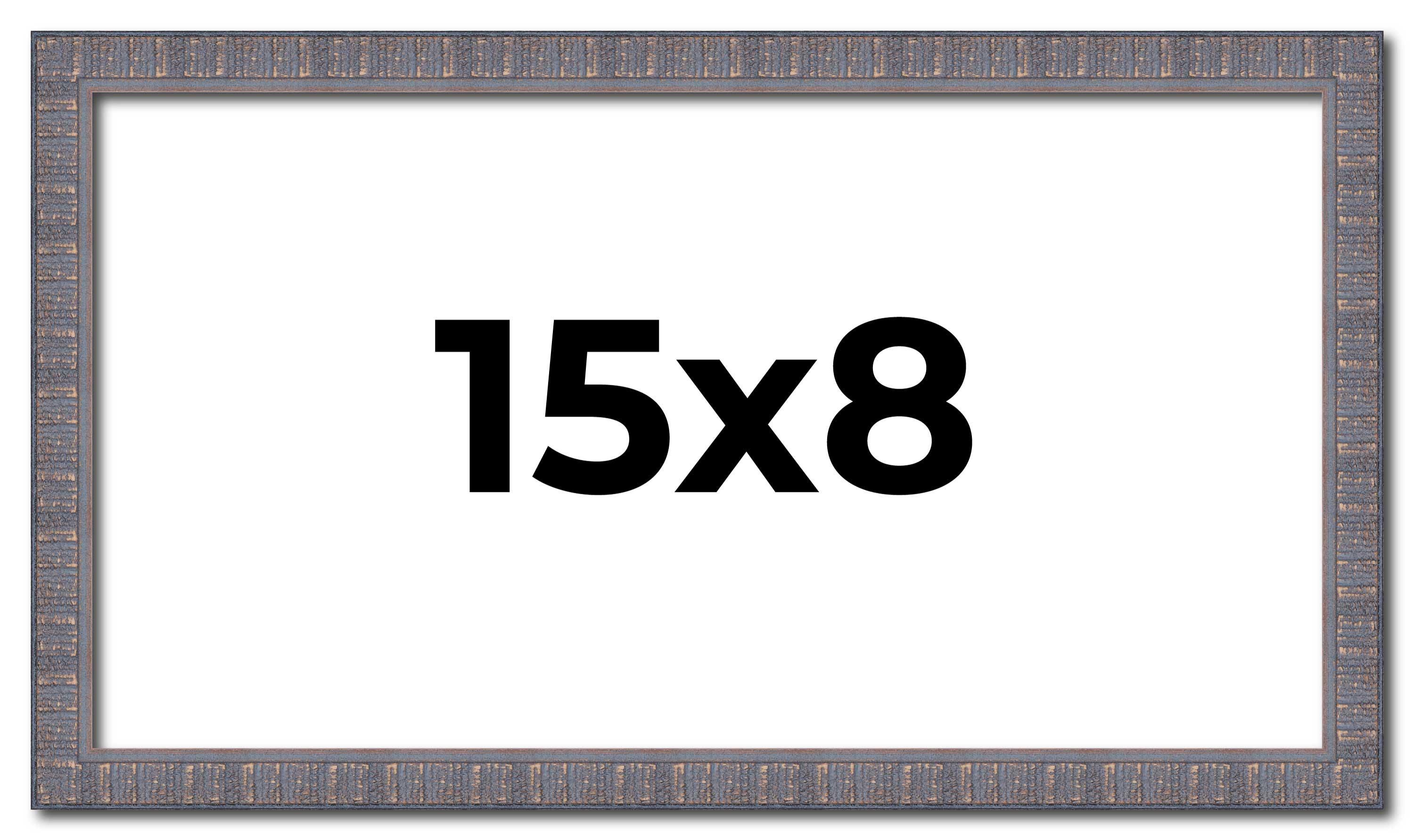 15x8 Frame Pewter Picture Frame Modern Photo Frame UV Acrylic, Acid ...