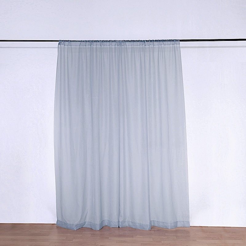 2 pcs 5ft x 10ft Sheer Voile Professional BACKDROP Drapes Panels ...