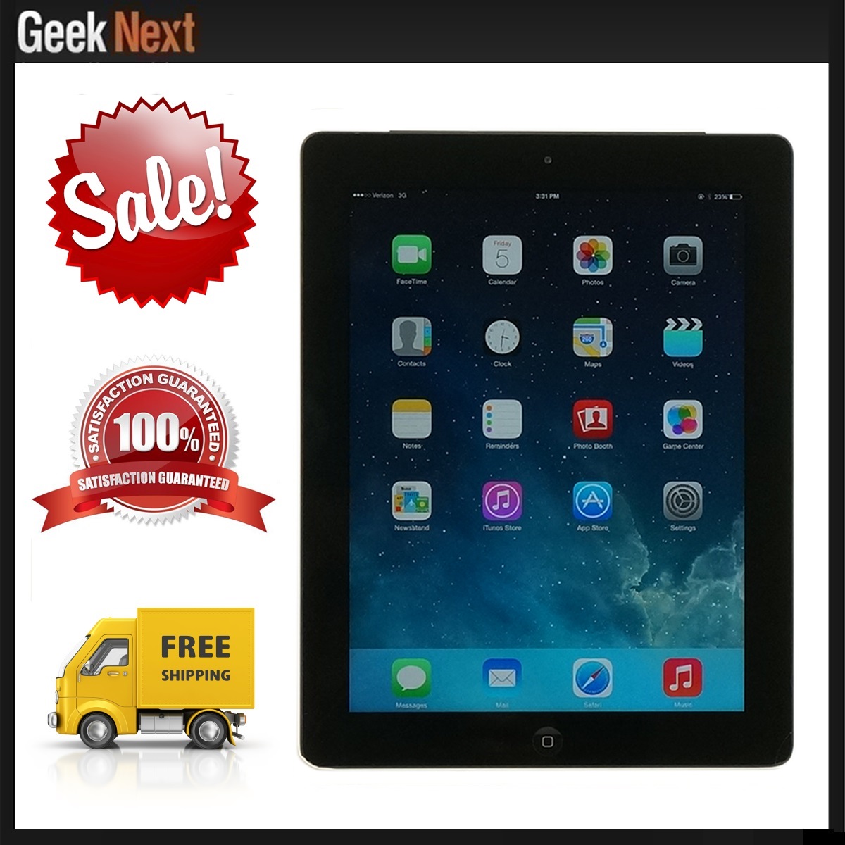 Apple iPad 2,3,4,Air, Mini, Pro**16GB 32GB 64GB 128GB**Wi-Fi 4G ...