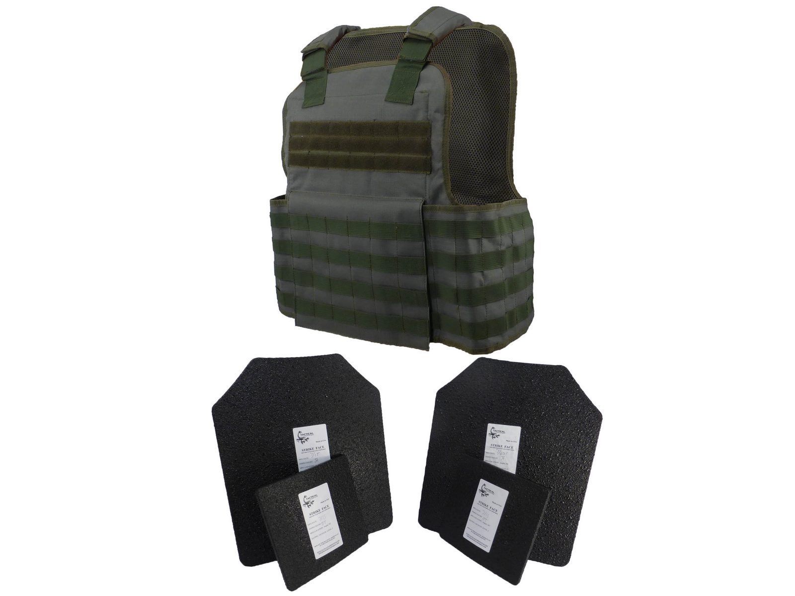 Tactical Scorpion 4 Pc Level III+ / AR500 Body Armor Plates Muircat ...
