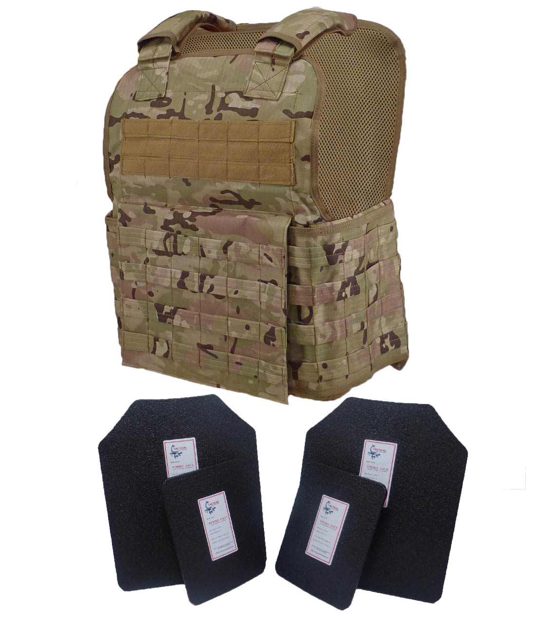Tactical Scorpion 4 Pc Level III+ / AR500 Body Armor Plates Muircat ...