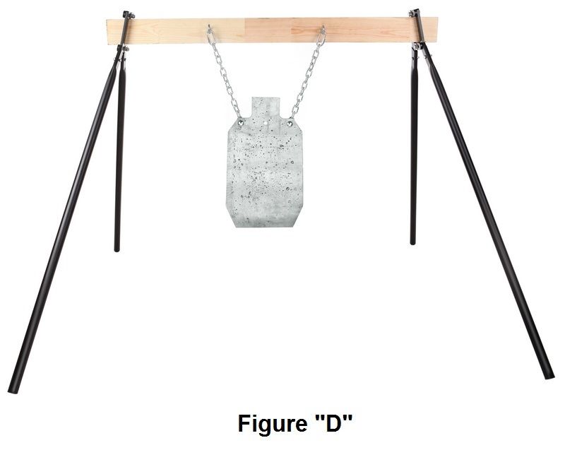 AR500 Steel Shooting Targets 3/8" Gongs and IDPA ISPC Laser Cut ...