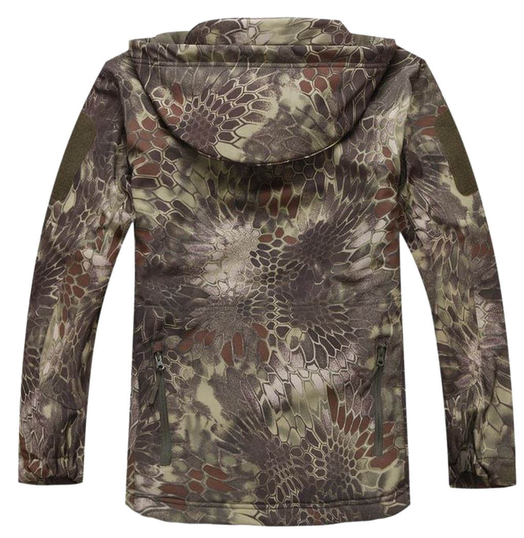Tactical Scorpion Soft Shell Mens Military Waterproof Hooded Snake Camo ...