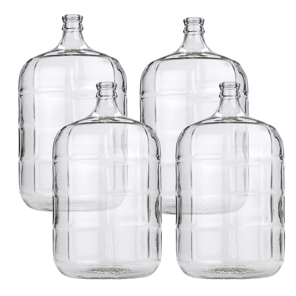 Set of 4, Five Gallon Glass Carboys For Beer or Wine Making ...