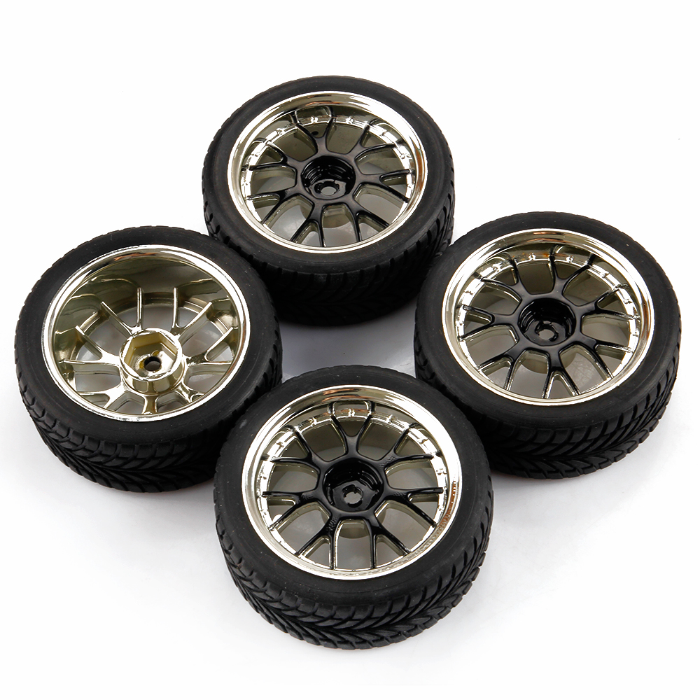 1/10 Scale RC Tires & Wheels On Road Car For HSP HPI 5 Spoke | eBay