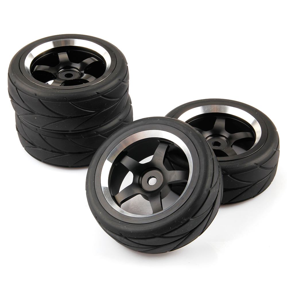 1/10 Scale RC Wheels and Tyre On Road Car 5 Spoke 12mm hex | eBay