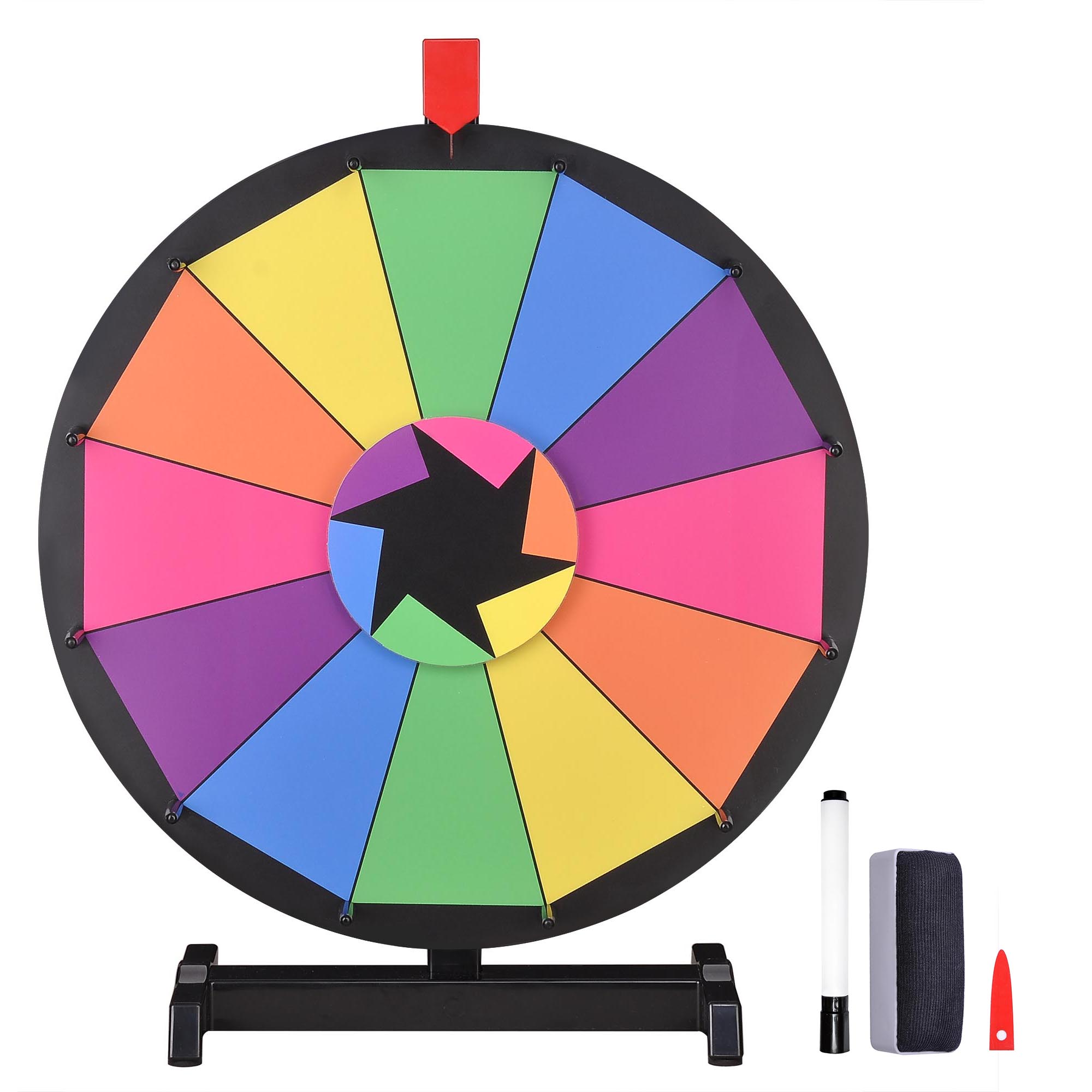 Tabletop Spinning Prize Wheel Fortune Carnival Game Portably Trade Show ...