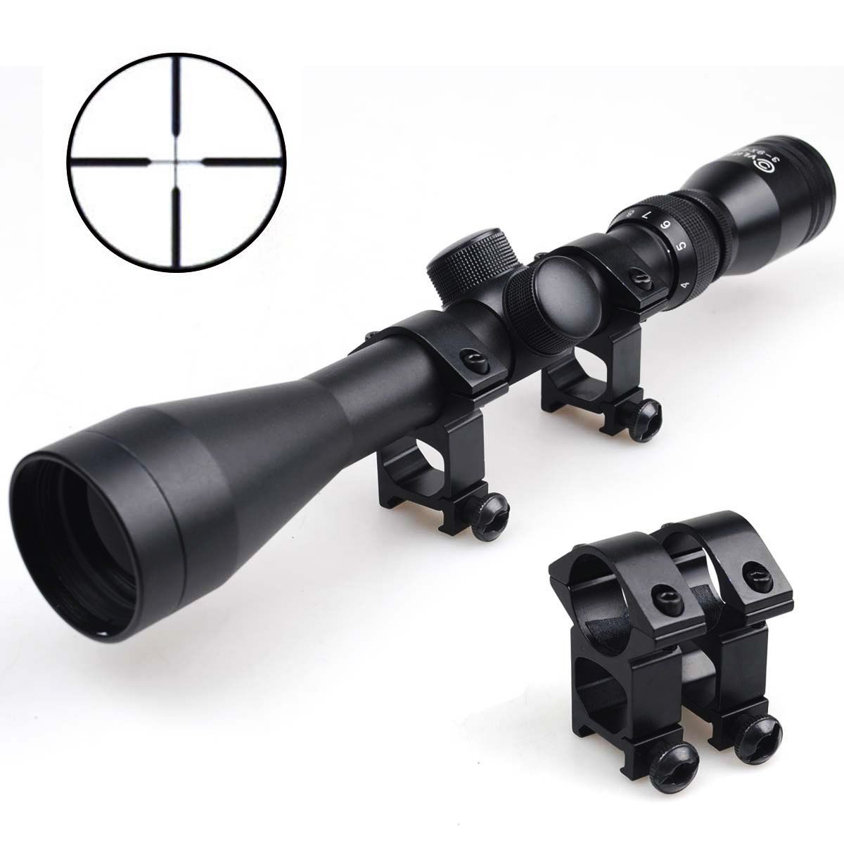 CVLIFE 3 9x40 Rifle Scope Hunting Gun Optics Sniper Scope Sight 20mm