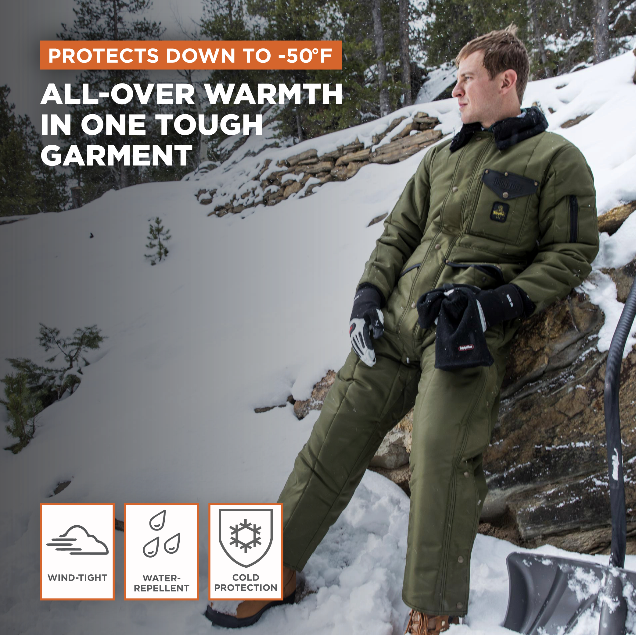 RefrigiWear Iron-Tuff Insulated Coveralls - Ultimate Cold Weather ...