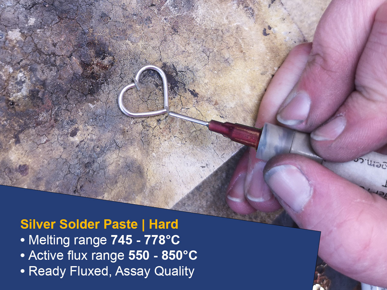 Cooksongold Assay Quality Sterling Silver Solder Paste Syringes, 5g/10g ...