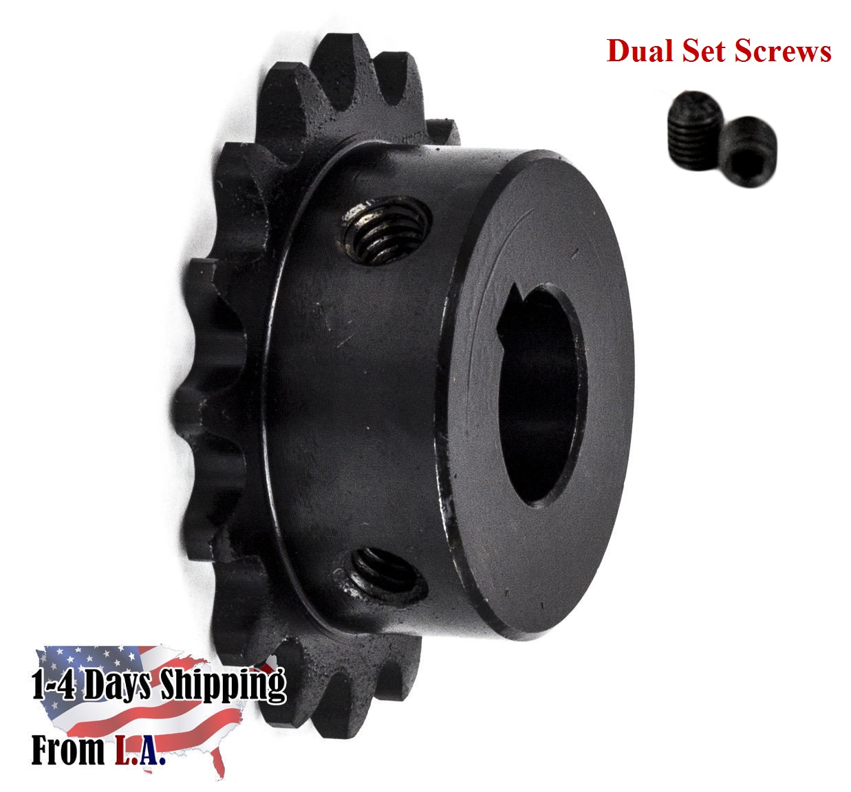 35B16H-3/4" Bore 16 Tooth Sprocket for 35 Roller Chain – Jeremywell