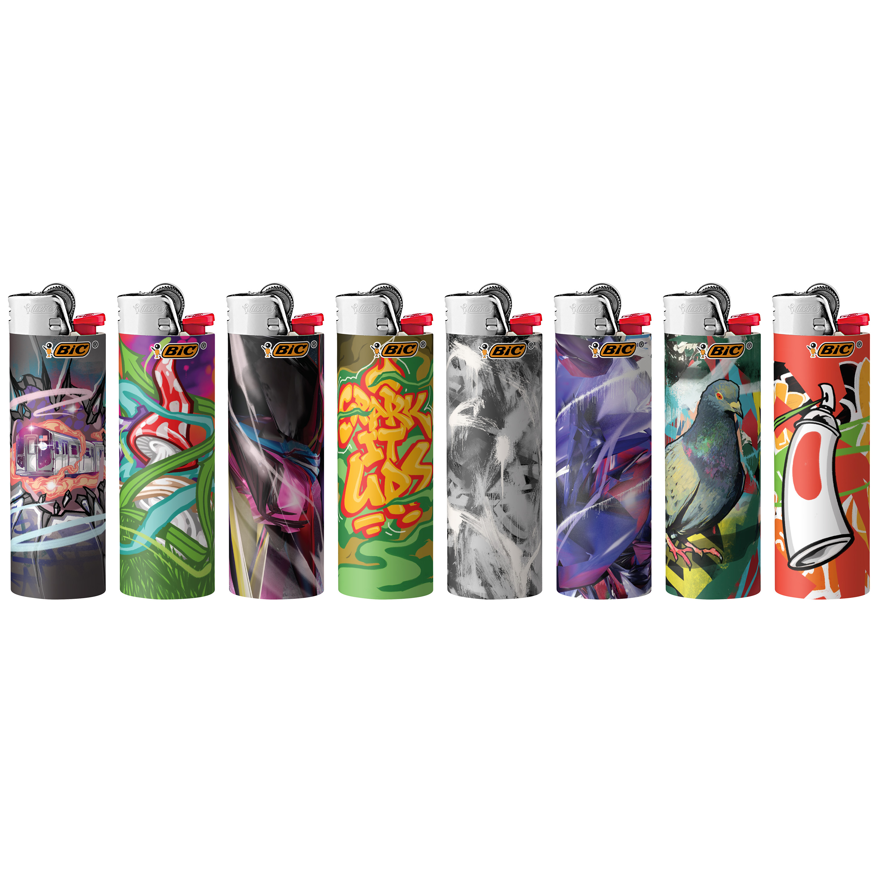 BIC Special Edition Series Lighters, Set of 8 Lighters | eBay